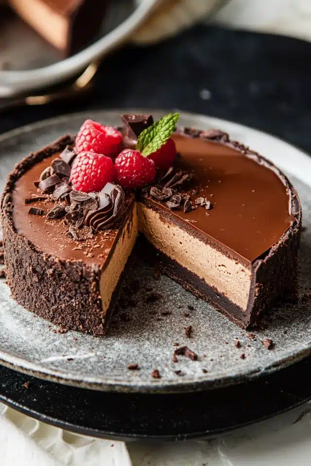 CHOCOLATE MOUSSE TART - Flavor Smile