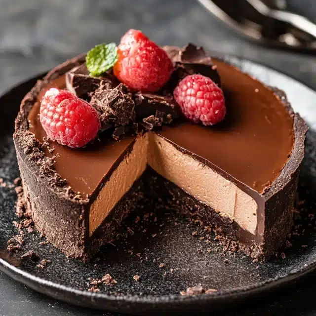 CHOCOLATE MOUSSE TART - Flavor Smile