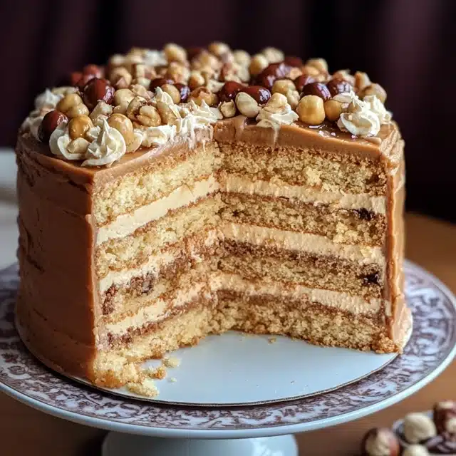 Egyptian Hazelnut Cake - Flavor Smile