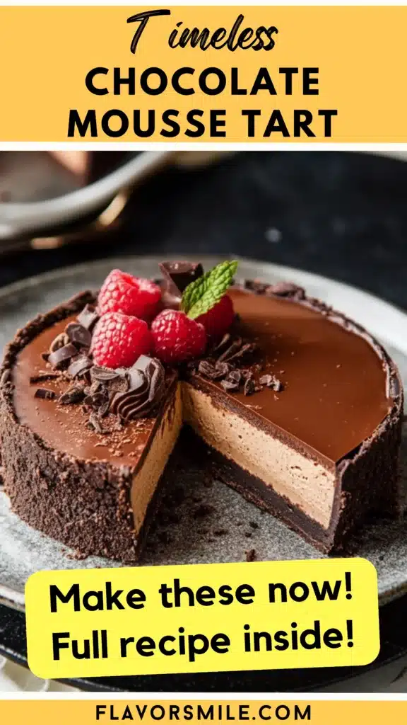 CHOCOLATE MOUSSE TART - Flavor Smile