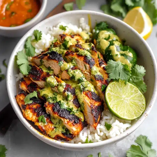 A Taste of Summer in Every Bite: Cilantro Lime Chicken Bowls - Flavor Smile