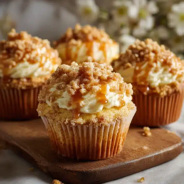 The Ultimate Apple Crisp Cupcakes - Flavor Smile