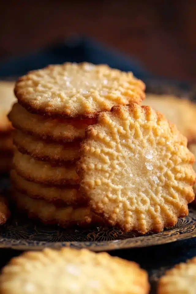 French Salted Butter Cookies - Flavor Smile