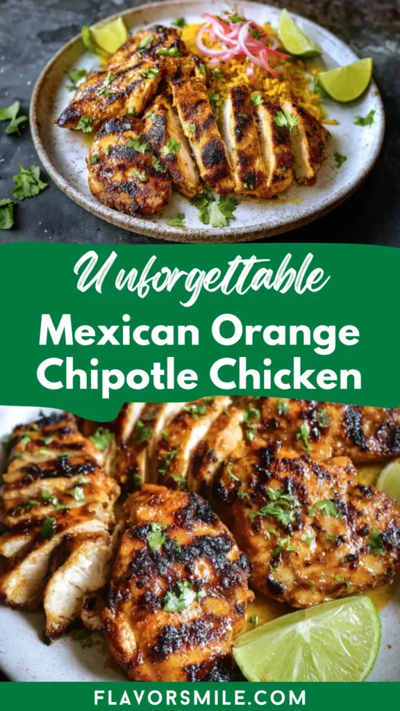 Mexican Orange Chipotle Chicken - Flavor Smile