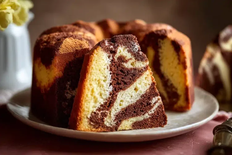 The Ultimate Marble Cake(Classic Swirled Delight) - Flavor Smile