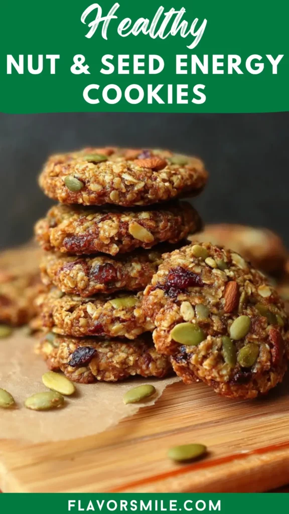 Healthy Nut & Seed Energy Cookies - Flavor Smile