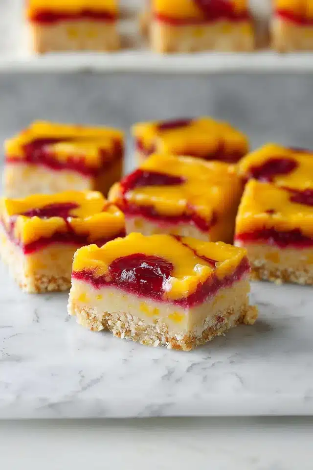 Raspberry Mango Bars - Flavor Smile