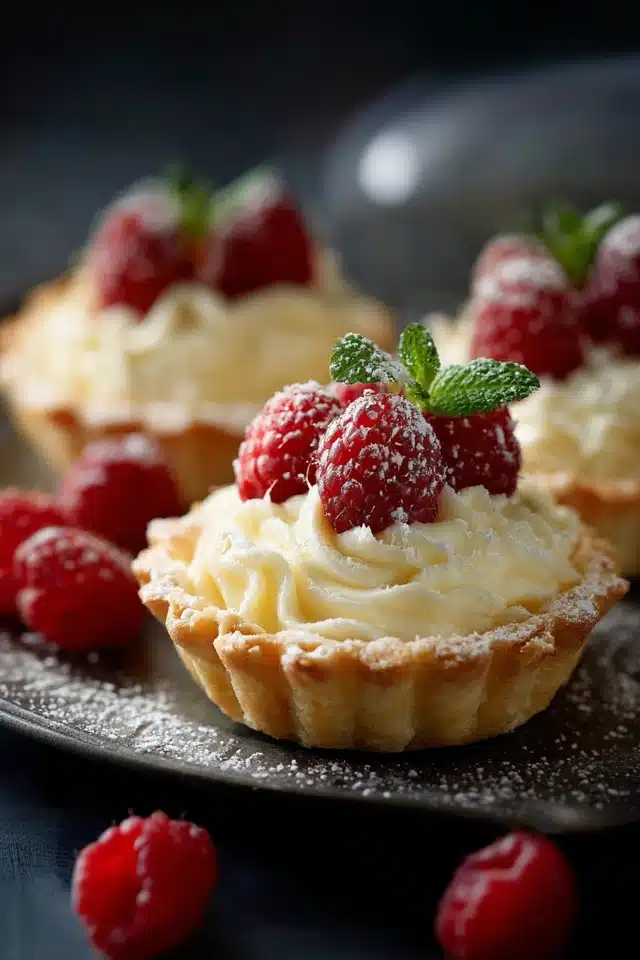 White Chocolate Mousse Tart - Flavor Smile