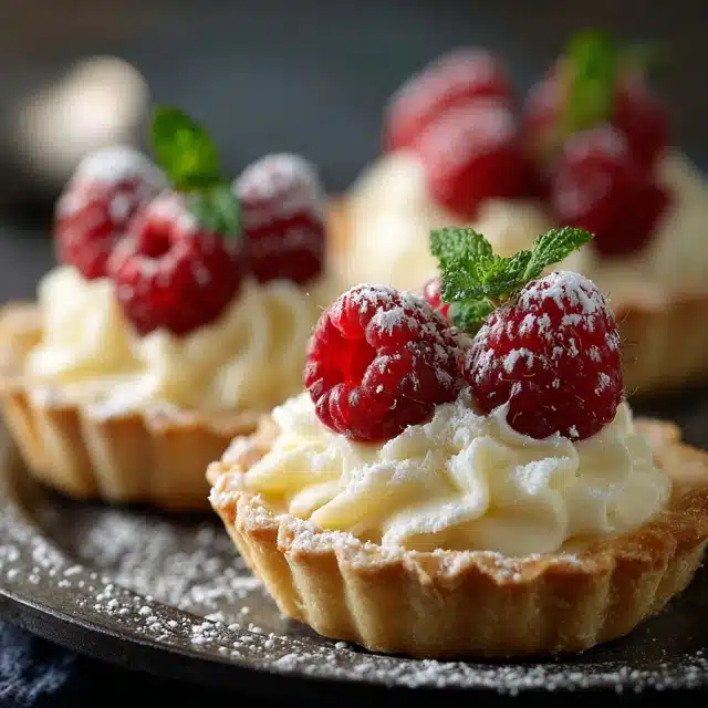 White Chocolate Mousse Tart - Flavor Smile