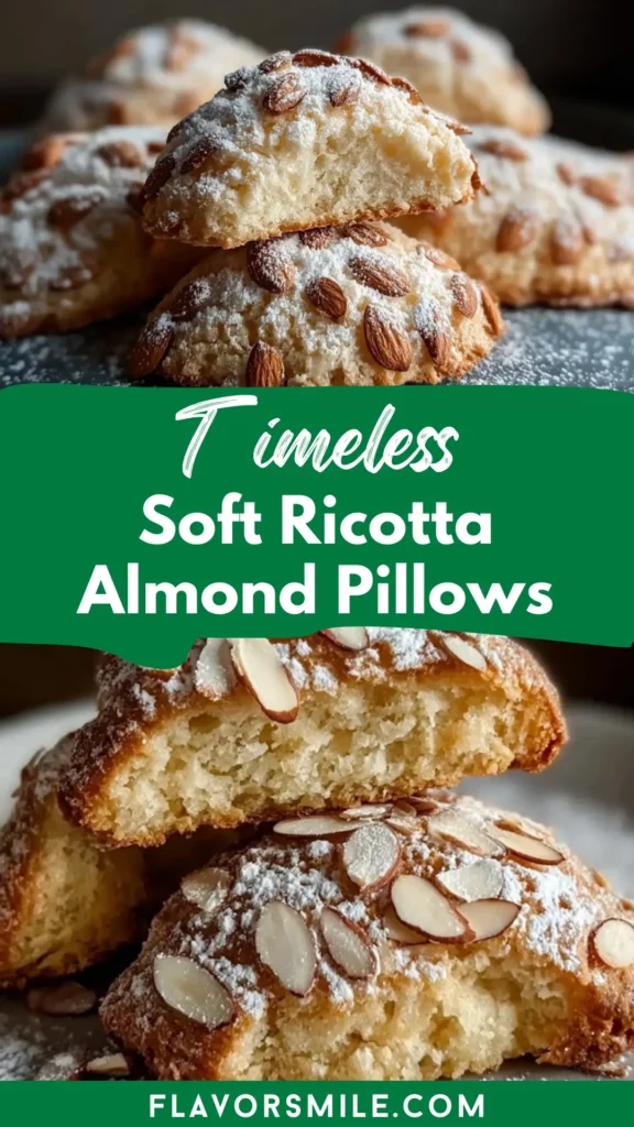 Soft Ricotta Almond Pillows - Flavor Smile