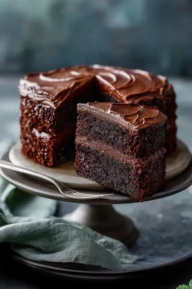 Midnight Fudge Cake: A Decadent Chocolate Delight - Flavor Smile