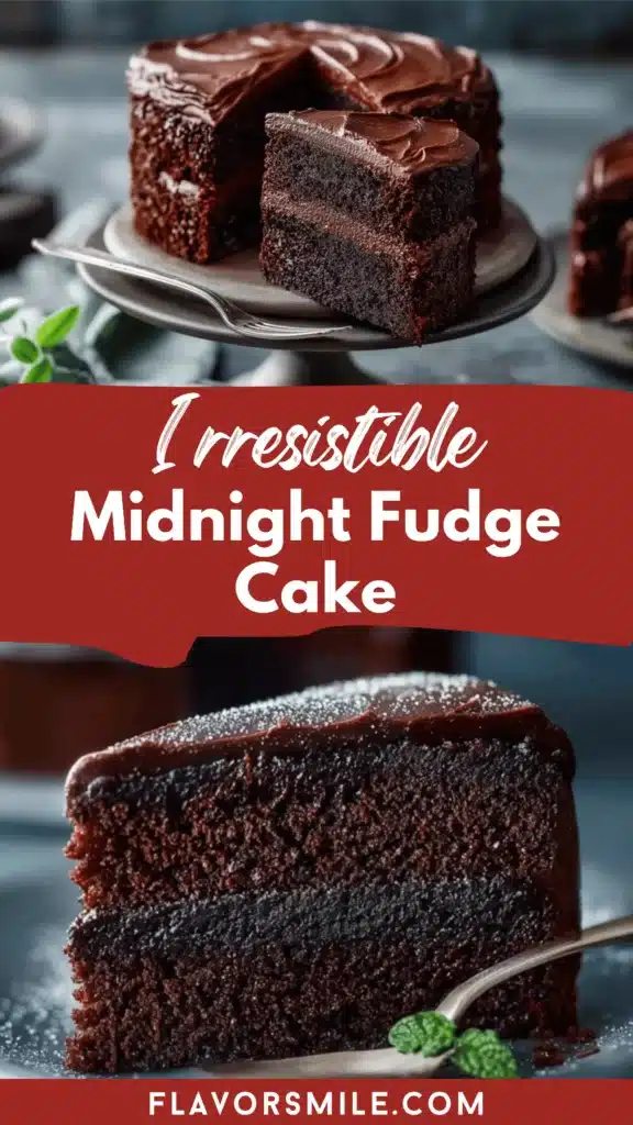 Midnight Fudge Cake: A Decadent Chocolate Delight - Flavor Smile