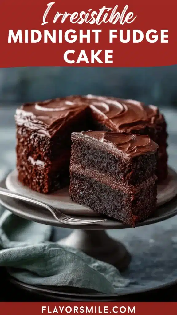 Midnight Fudge Cake: A Decadent Chocolate Delight - Flavor Smile