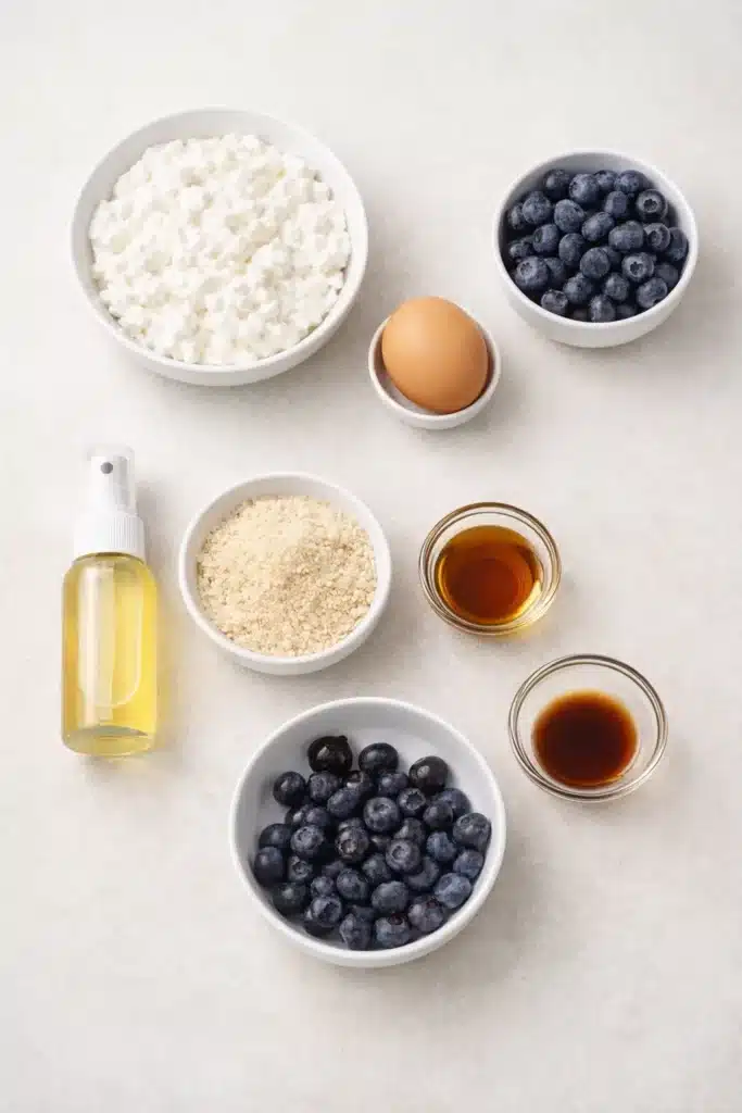 Baked Blueberry Cottage Cheese Bowls - Flavor Smile