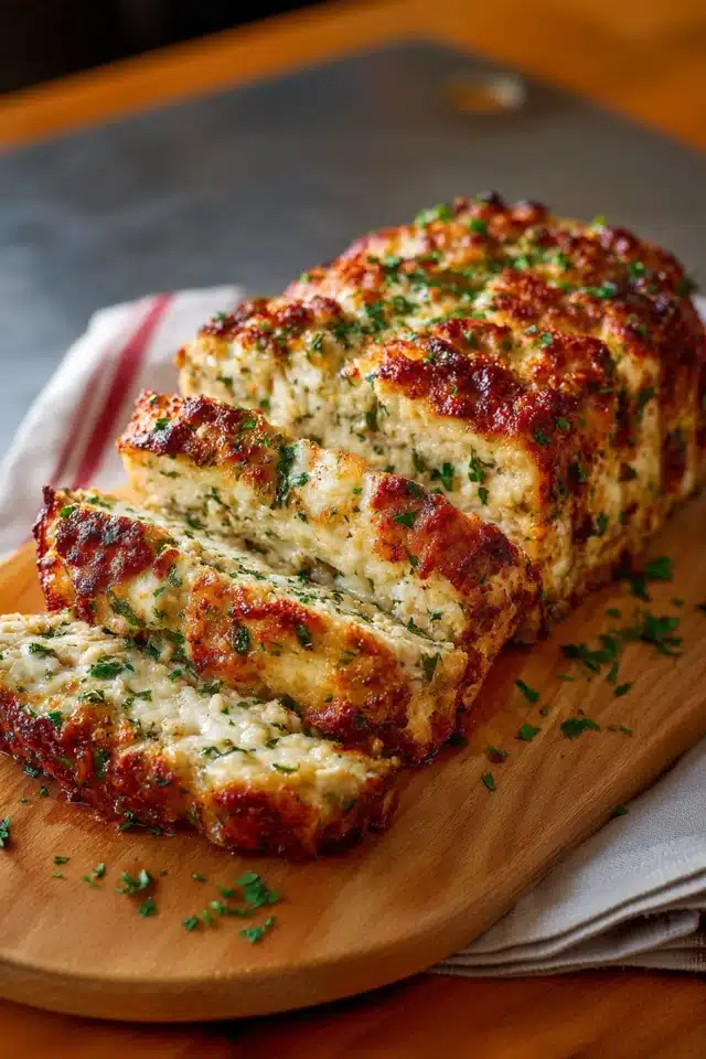 Parmesan Chicken Meatloaf - Flavor Smile