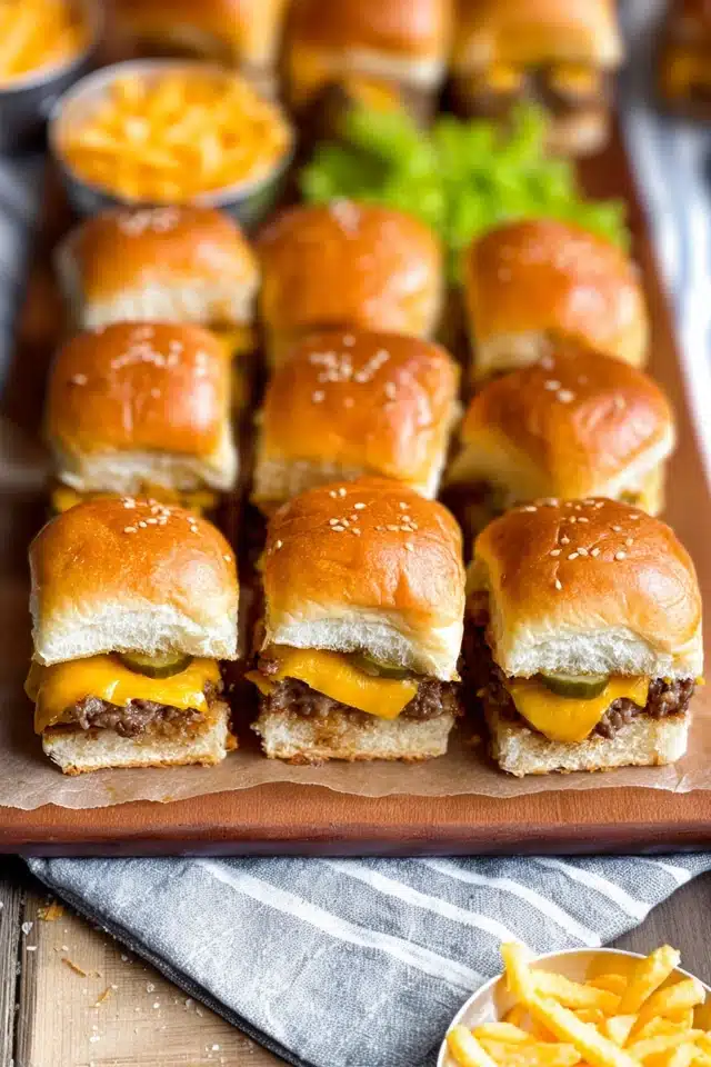 Cheeseburger Sliders - Flavor Smile