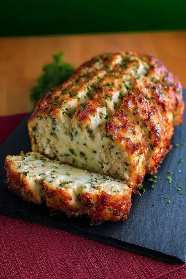 Parmesan Chicken Meatloaf - Flavor Smile