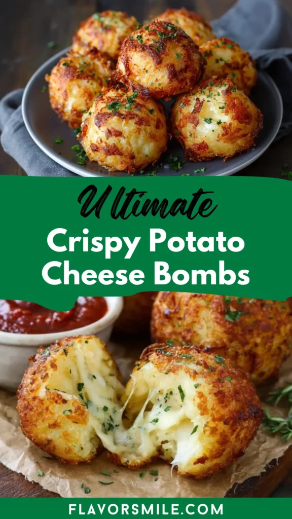 Crispy Potato Cheese Bombs: A Golden Snack Worth Sharing - Flavor Smile