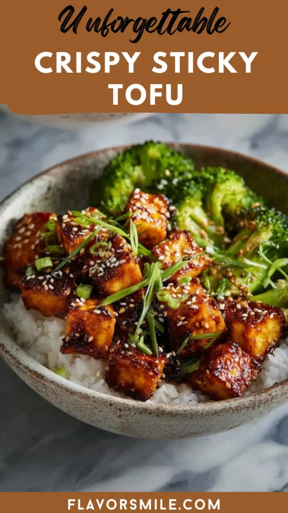 Crispy Sticky Tofu - Flavor Smile